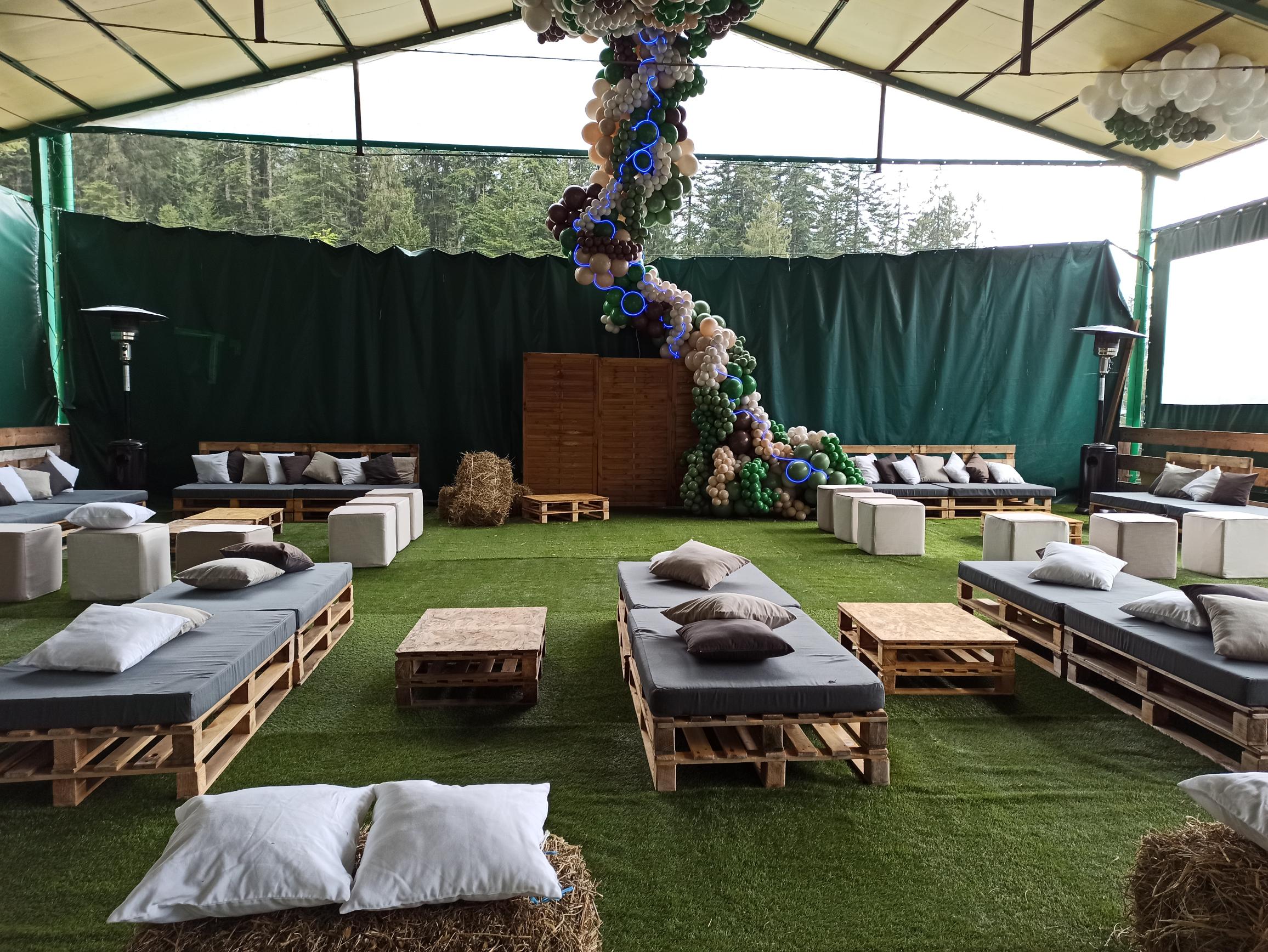Noleggio Panca Pallet - oltreilgiardino