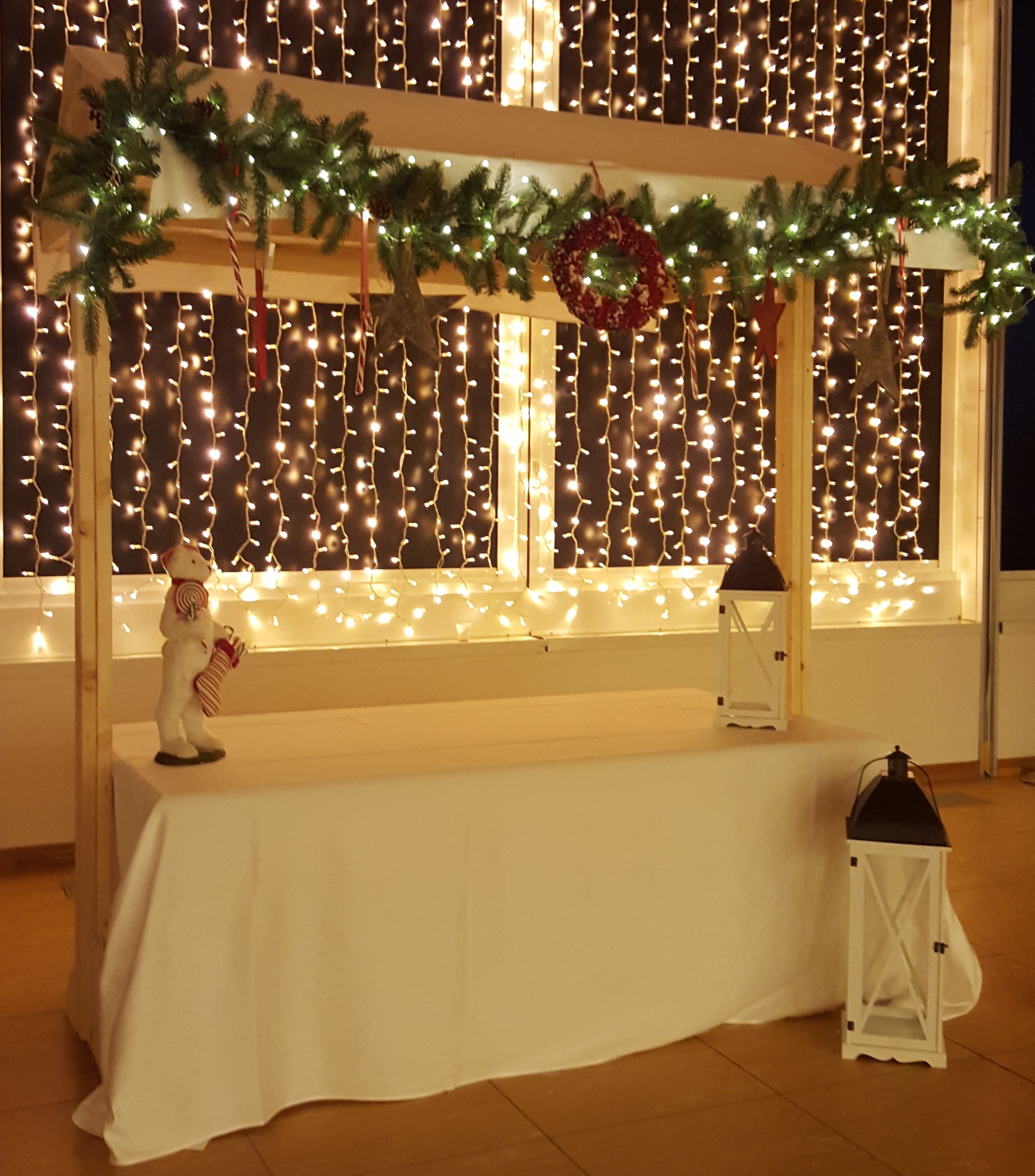 Noleggio bancarella in legno - oltreilgiardino